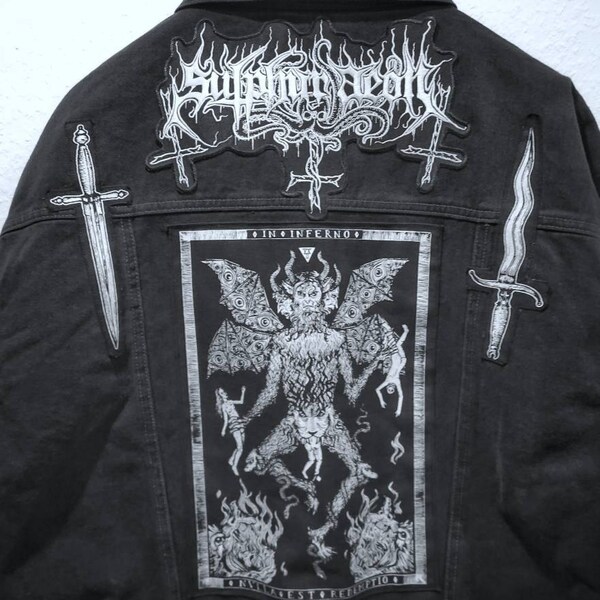 Patch Set daggers Two Screen Printed and Hand Cut Dagger Patches - Etsy