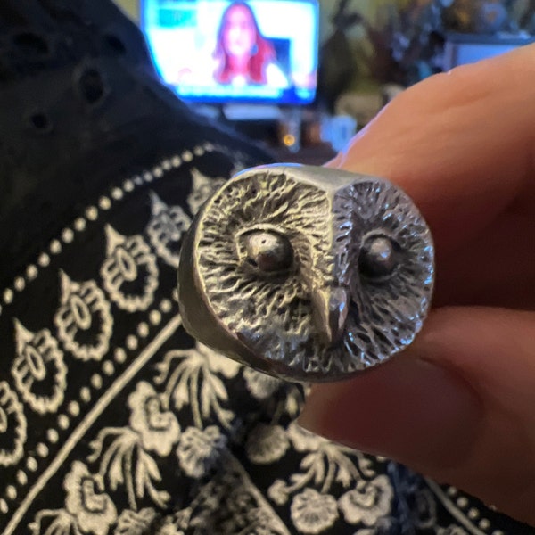 One Percenter Ring, Handmade Silver Ring, Biker Ring, Rat Fink, Bikers ...