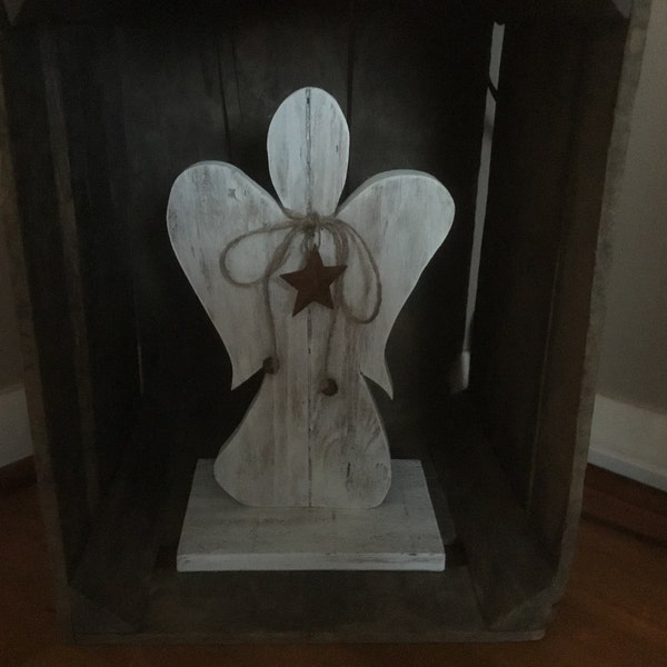 Primitive Angel, Wooden Angel, Angel, Rustic Angel, Hanging Angel ...