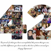 School Class Photo Collage, Year End Collage Gift for Teacher ...