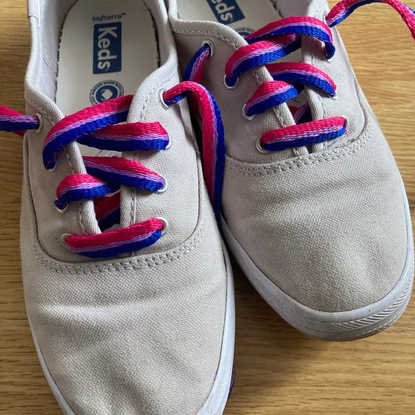 Bi LGBTQ+ Shoelaces for PRIDE! - Etsy UK