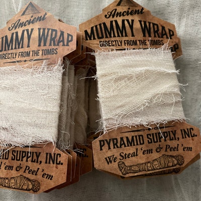 Mummy Wrap Halloween Card, Vintage Style Digital Download, Printable ...