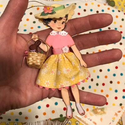 Handmade Patriotic Paper Doll Fourth of July Paper Doll - Etsy