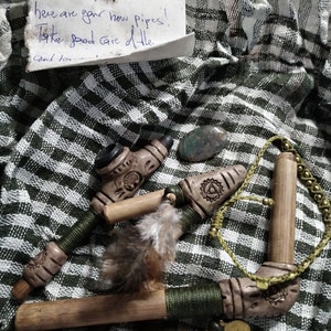 Shiva Big Tepi Pipe With Spiral Symbol - Etsy