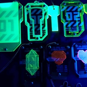 The Original Illuminated Lantern Corps Cyberpunk Cyber Goth Visor - Etsy