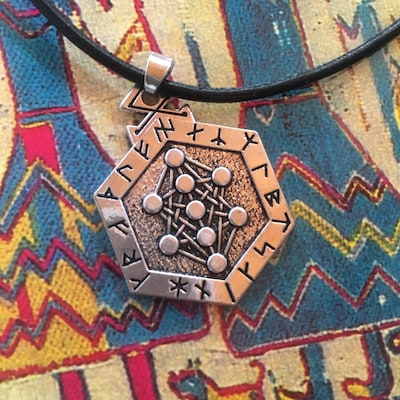 Armanen Runes Necklace Guido Von List 18 Futharkh Younger Futhark ...