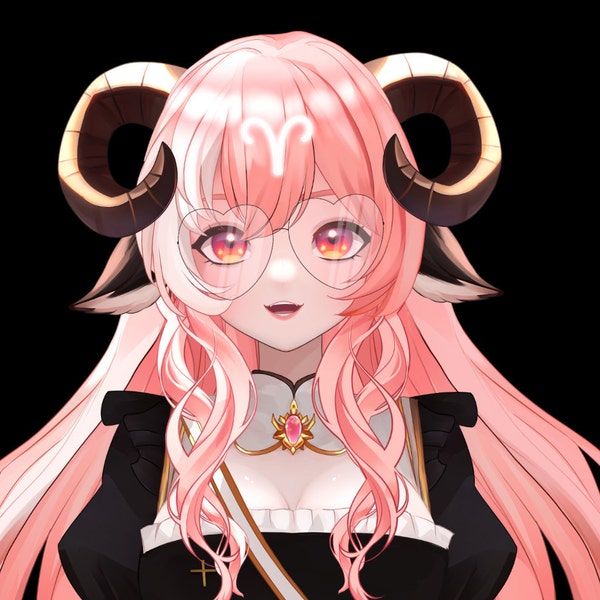 Live2d Vtuber Model for Commercial Use! Aries the Zodiac Vtuber (ready ...