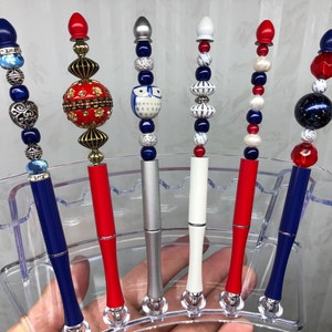 Metal Beadable Pen Blanks Add a Bead Writing Instrument Pens Gift Black ...