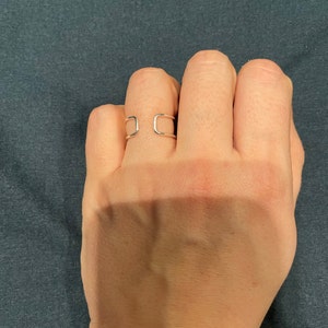 Thin Minimalist Simple Ring, 14k Gold Filled and Sterling Silver Tiny ...