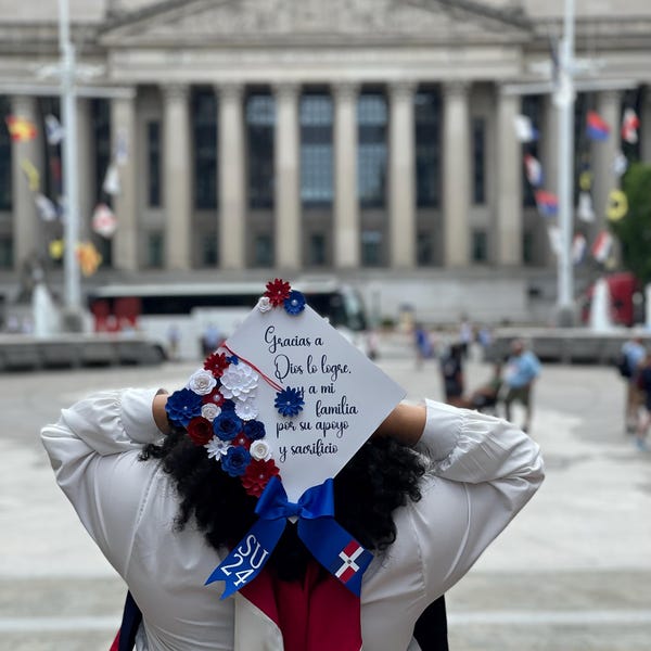 Graduation Cap Toppers/ Flower Graduation Cap/ Glitter Graduation Cap ...