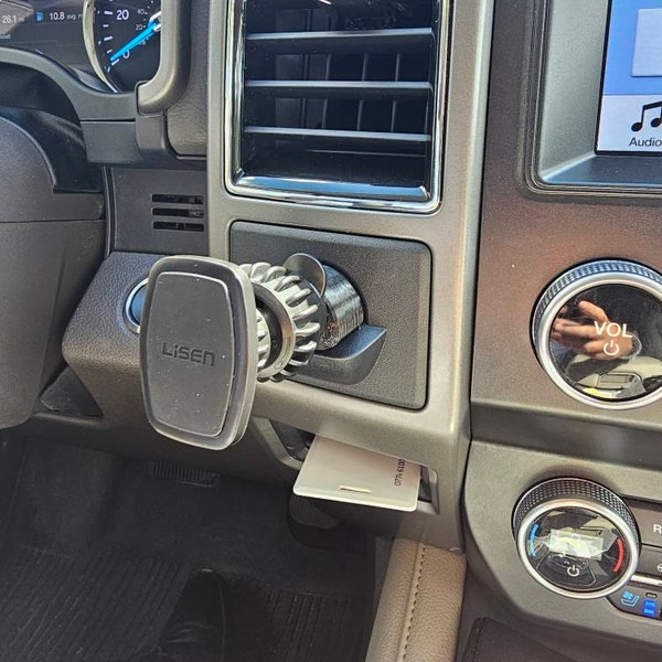 Ford F150, Expedition & Superduty Coin Holder Phone Mount Adapter ...