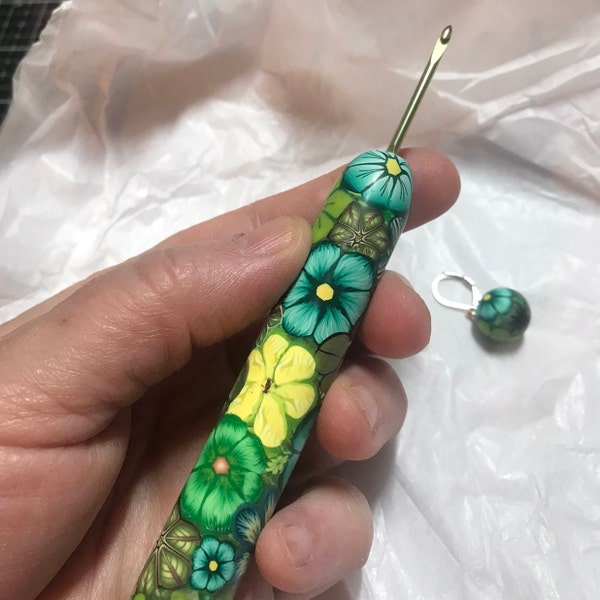 Tutorial, Polymer Clay Cane, Simple Spliced Flower, How To, DIY ...