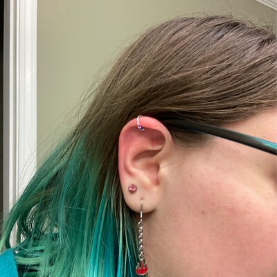 Transgender Pride Ear Cuff Trans Pride Jewelry Hoop Ear Cuff Gay Pride ...