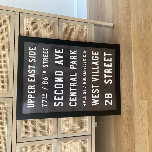 UNITED KINGDOM Bus Scroll, Subway Sign, Vintage Tram Roll, Canvas - Etsy