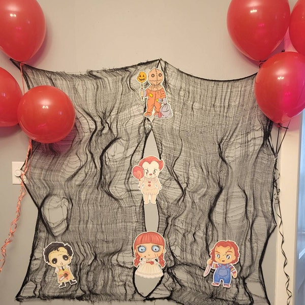 Horror Cutouts, Horror Birthday Party Halloween Decorations - Etsy