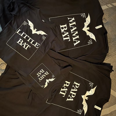 Mama Bat Baby Bat Goth Baby Clothes Mother Daughter Matching Outfits ...