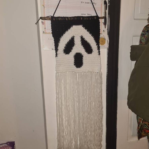 Ghost Tapestry Crochet Pattern / Wall Hanging / Instant Download ...