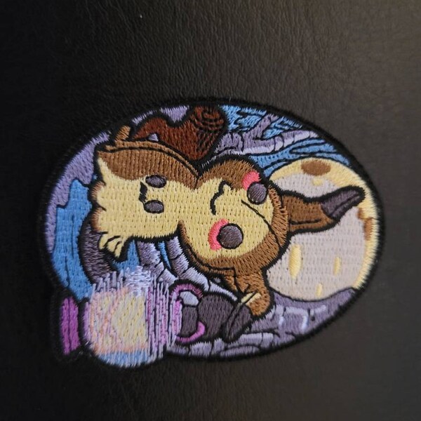 Mimikyu Pokemon Embroidery Patch Cute Spooky Anime Halloween Applique ...
