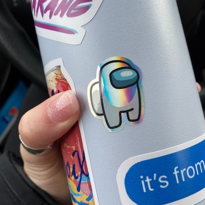 Holographic Among Us Crewmate Sticker - Etsy