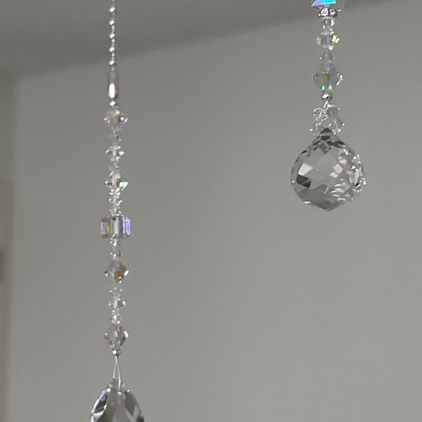 Crystal Ball Ceiling Fan Pull Chain, Swarovski Crystal Light Pull ...