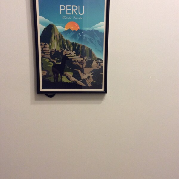 Machu Picchu Peru Print | Peru Travel Poster | Cusco Print Poster South ...