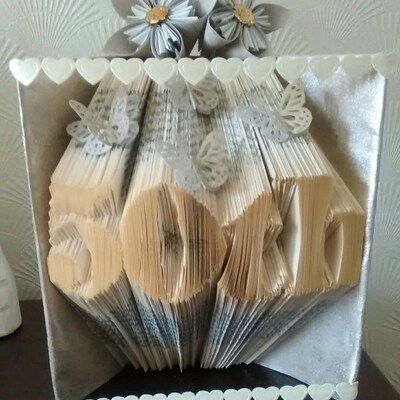 Book Folding Pattern Posh Alphabet 7 Measure, Mark & Fold PDF Instant ...