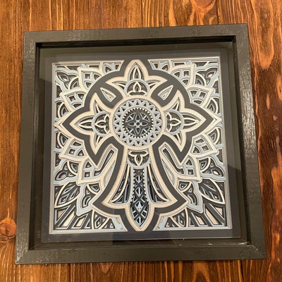 Multi-layer Mandala Svg Dxf Laser Cut Mandala Mandala SVG - Etsy