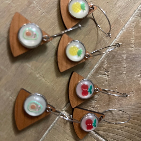 Handmade Resin Wood Cabochons - Size Ranges Between 9.5mm - 10.5mm ...