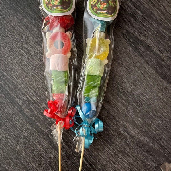 4 Luau Candy Kabobs - Etsy