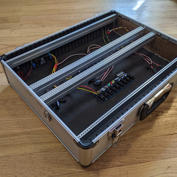 Eurorack Modular Rails pair Vector Custom Length DIY Synthesizer ...