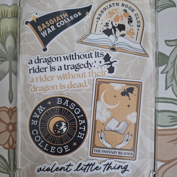 Shadow Daddy Heart Sticker, Romantasy Kindle Sticker, ACOTAR Sticker ...