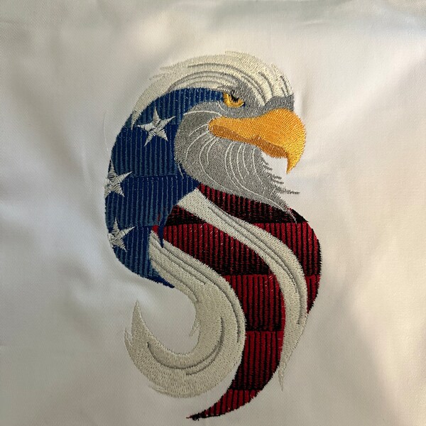 Machine Embroidery Design - American #03 - Etsy
