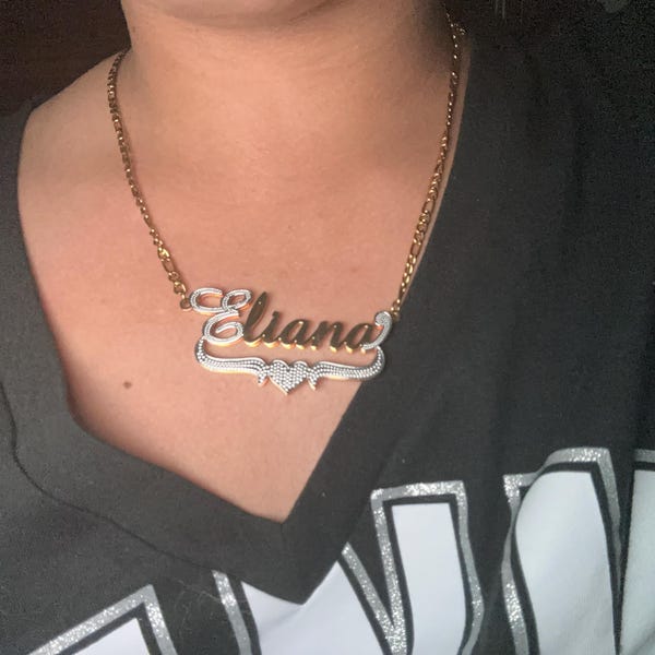 Acrylic Nameplate,custom Name Necklace,colorful Name Necklace ...