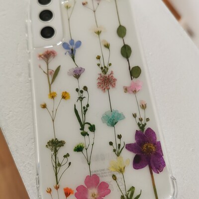 Pressed Flower Orange Lemon Clear Phone Case Lg G7 Thinq Case - Etsy