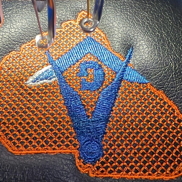 Texas State Master Mason Square and Compass, Embroidery Design Digital ...