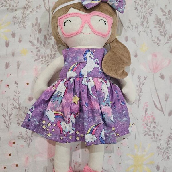 Handmade Rag Doll, Design Your Own Doll, Custom, 40cm 16, Dress up Doll ...