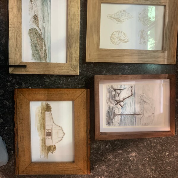 Santa Barbara Shoreside - Watercolor Beach, Home Decor, Ocean Art ...