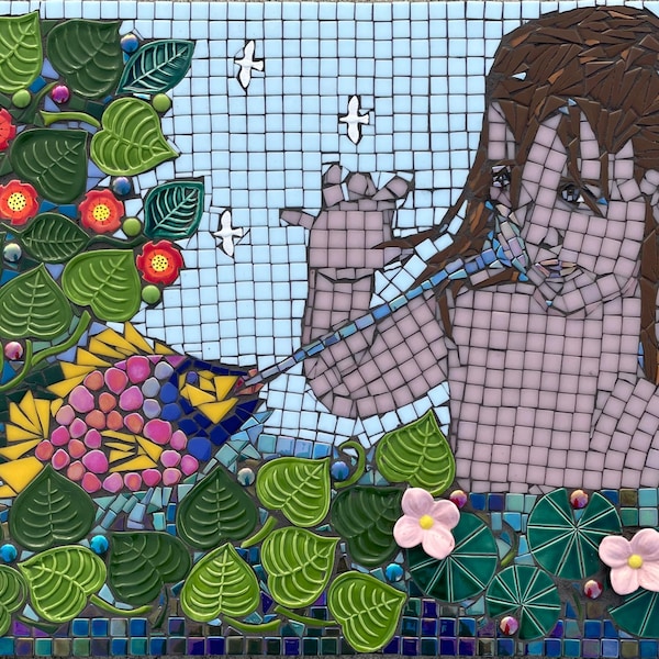X5 - FUNNY FISH Tiles - Ceramic Mosaic Tiles - Etsy
