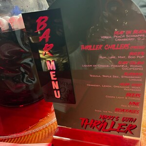 Food Menu, Acrylic Food Menu, Custom Food Menu, Custom Drink Menu ...
