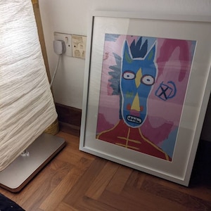 Bojack Horseman Poster Hockney Pool Vintage Art Painting | Etsy
