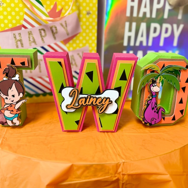 Bam Bam Flintstone Cake Topper/bam Bam Birthday/bam Bam Flintstones ...