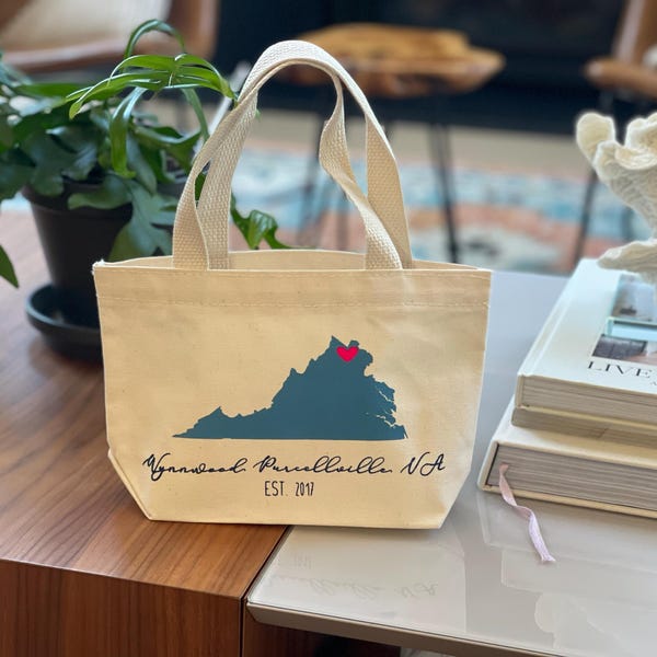 Colorful Text Totes (more Options), Personalized Tote Bag, Text Totes ...