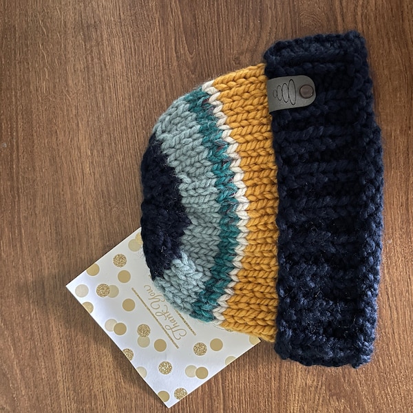 Kansas City Chiefs NFL Team Colors Beanie Gift Set Chiefs Toddler/baby ...