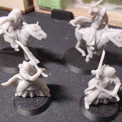 West Human Royal Guard Banner 28mm Dnd Miniature Dungeon and Dragons ...