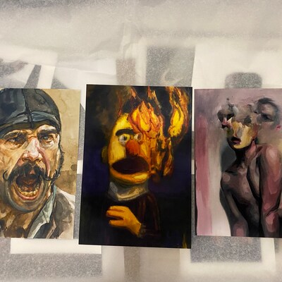 Christopher Hitchens, PRINT From Oil Painting Fine Art Prints Direct ...