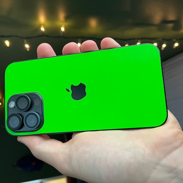 IPhone Neon Skin | 3M Vinyl | Full Wrap Skin for All iPhone Models - Etsy