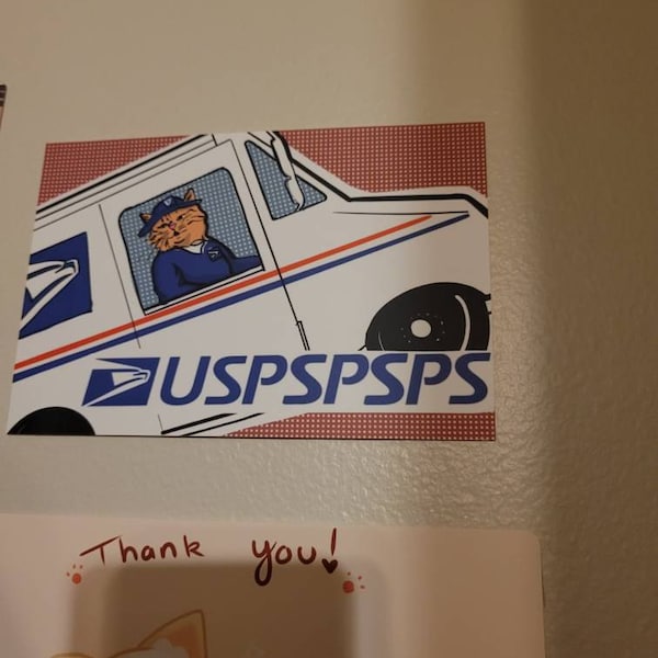 USPS (pspspsps!) Postcards / Funny Cat Postcards to #saveusps - Etsy