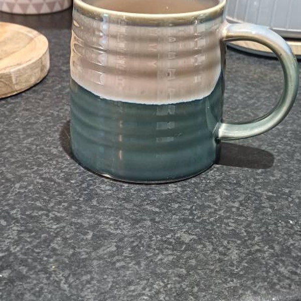 Set of 4 Reactive Glaze Creme Brulee Mugs in Assorted Seashore Glazes ...