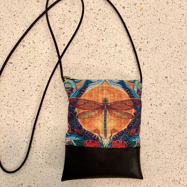 Cross Body Bag Boho Sling Bag Bohemian Dragonfly Purse Cell Phone Purse ...