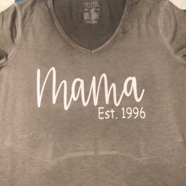 Mama Est. 2011 SVG | Zip File Containing Svg, Jpg, Png, Dxf, and Eps ...